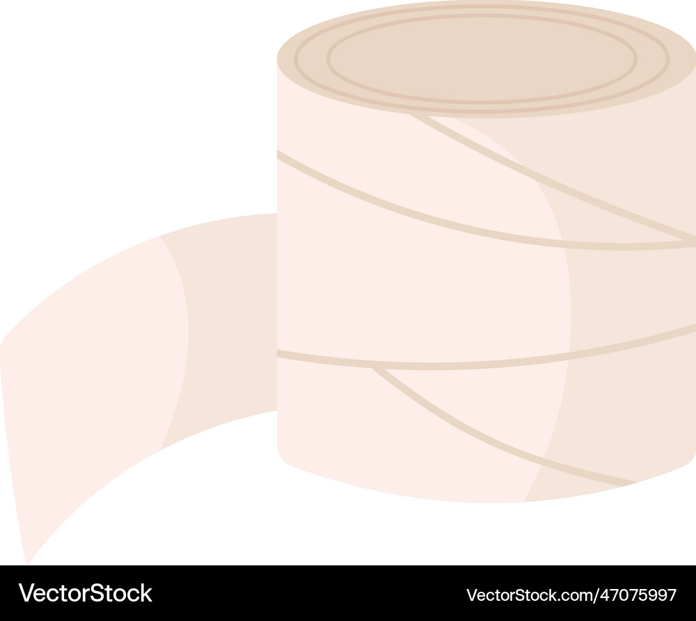 Roll of bandage Royalty Free Vector Image - VectorStock