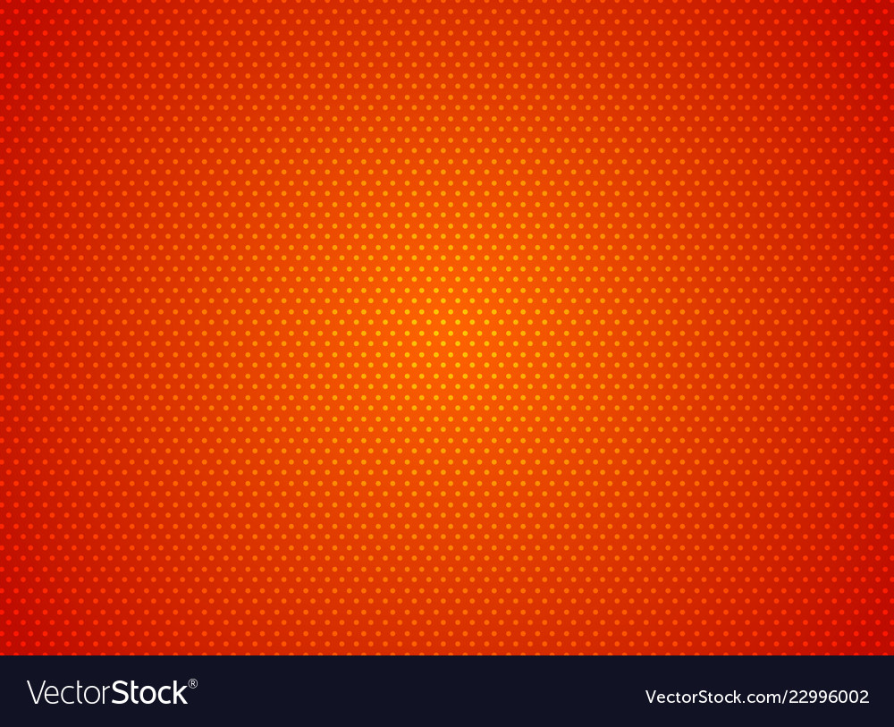Abstract dots pattern on red background Royalty Free Vector