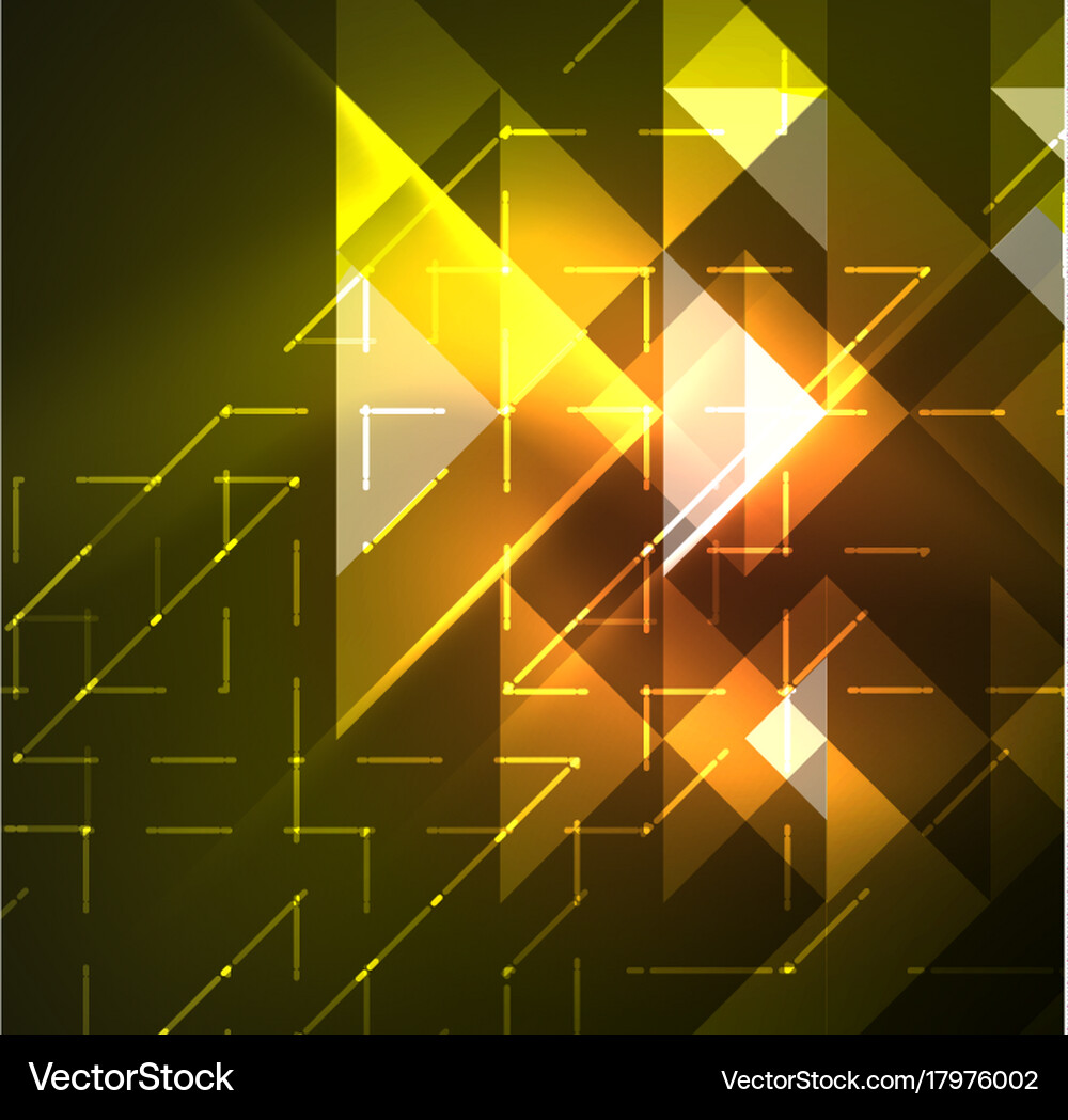 Cosmic electric background with shiny glowing Vector Image