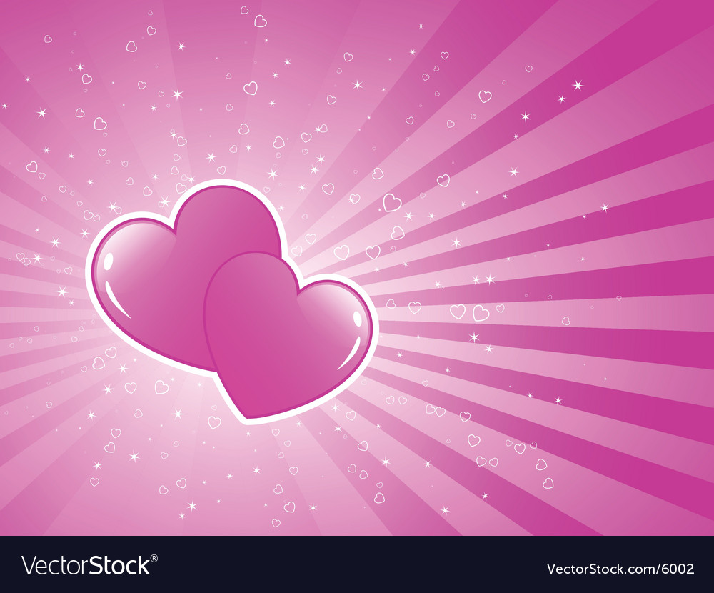 Heart background Royalty Free Vector Image - VectorStock