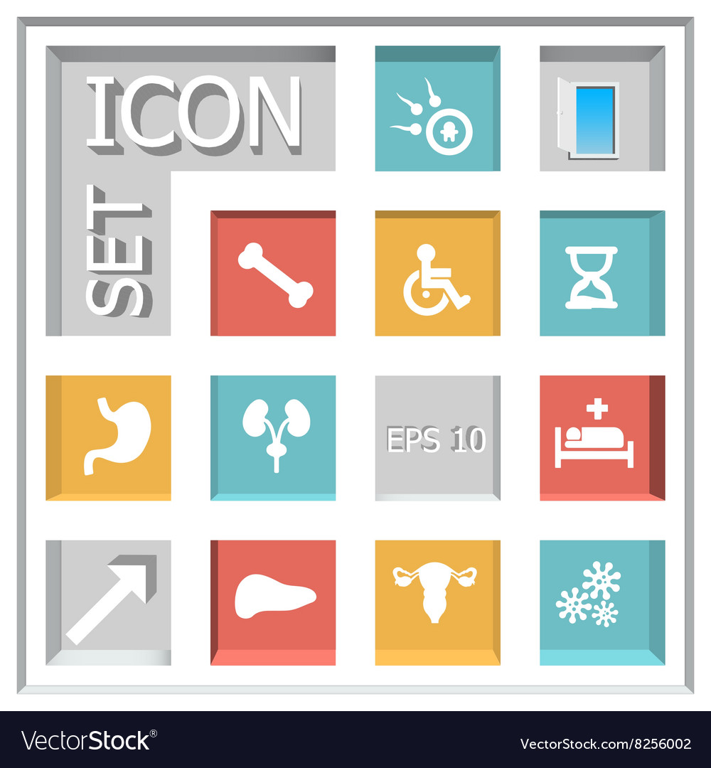 Icon set Royalty Free Vector Image - VectorStock