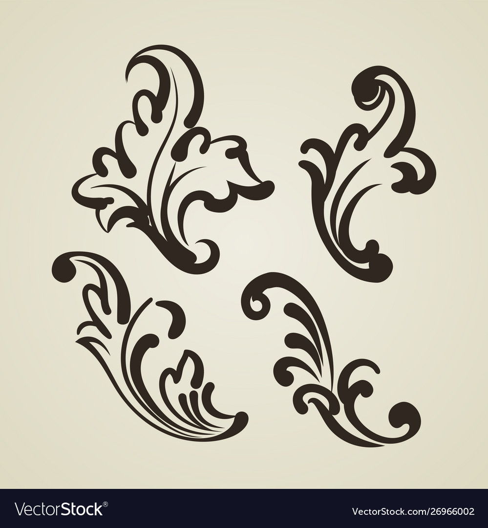 Ornamental elements Royalty Free Vector Image - VectorStock