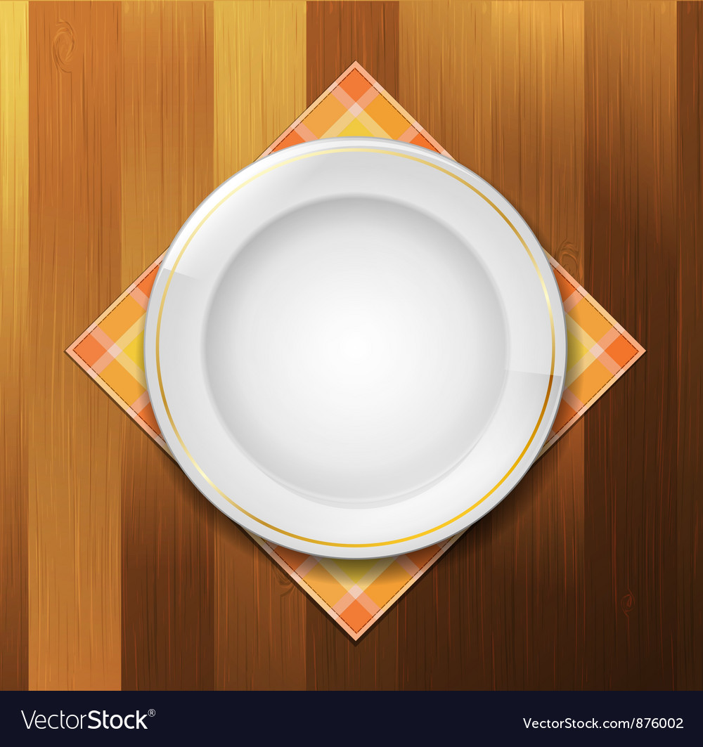Plate Royalty Free Vector Image - VectorStock