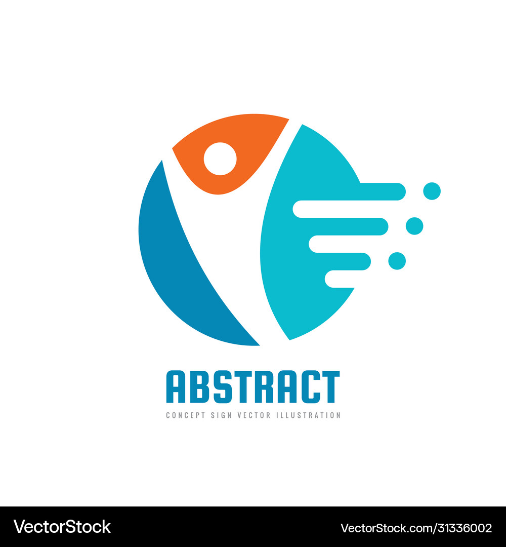 Positive - logo template concept Royalty Free Vector Image
