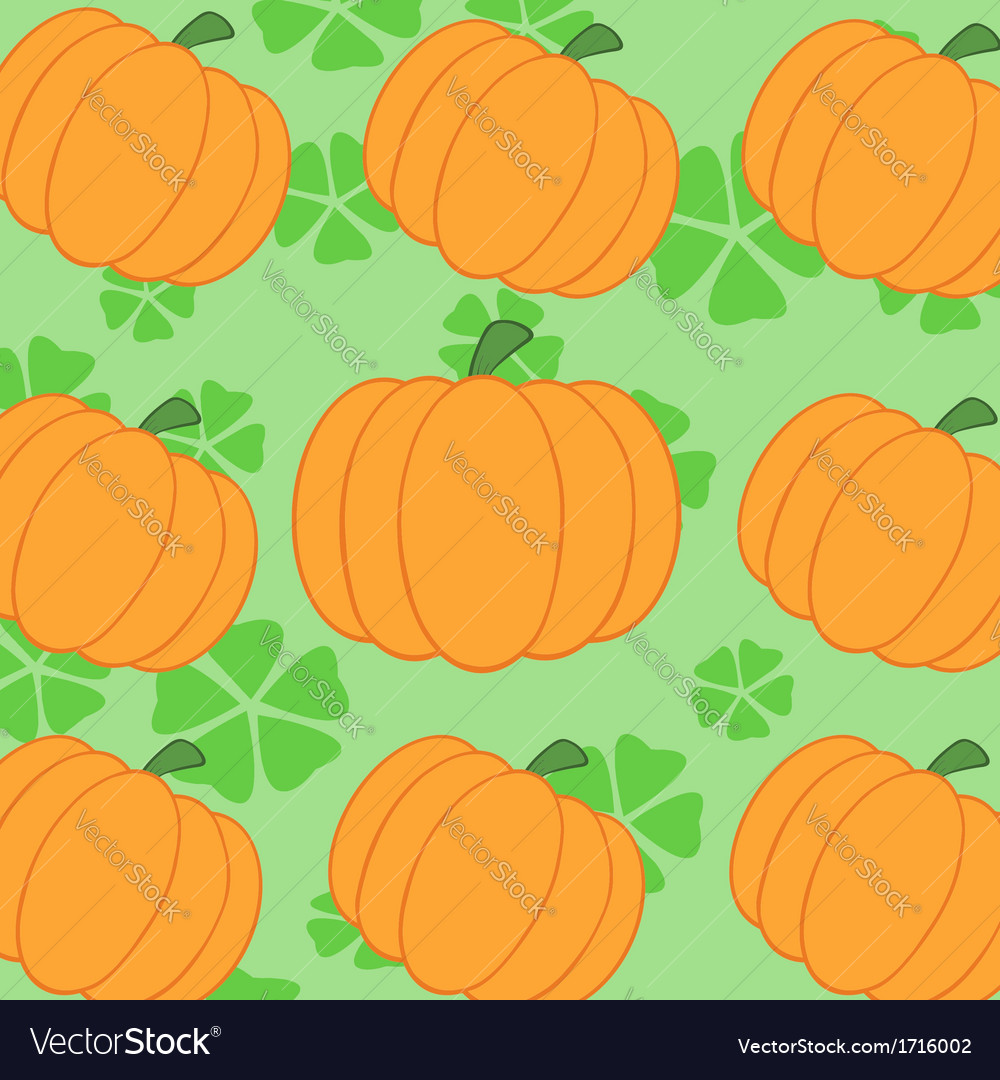 Pumpkin background Royalty Free Vector Image - VectorStock