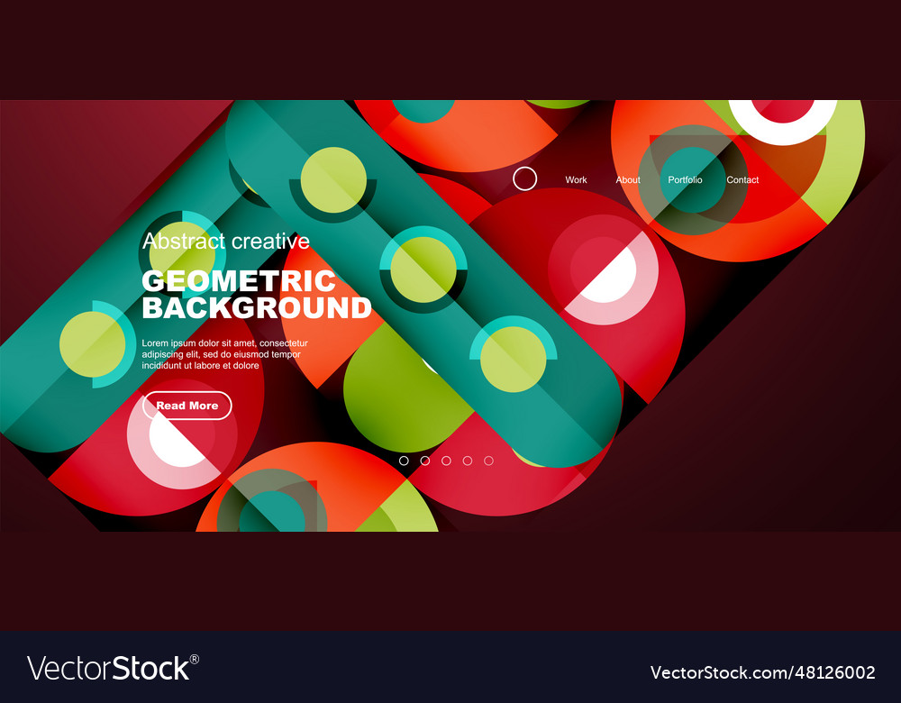 Simple circles and round elements pattern Vector Image