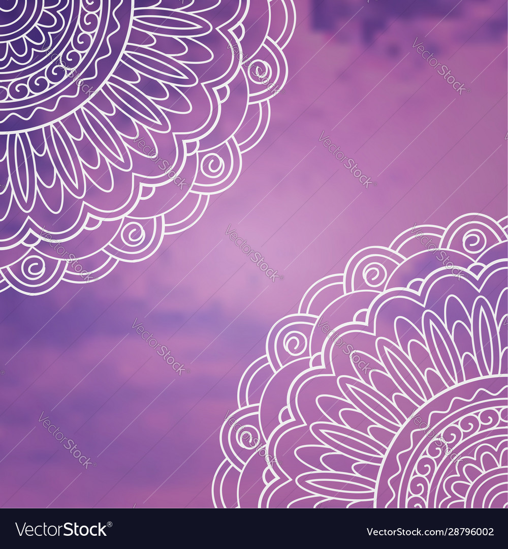Violet retro pattern Royalty Free Vector Image