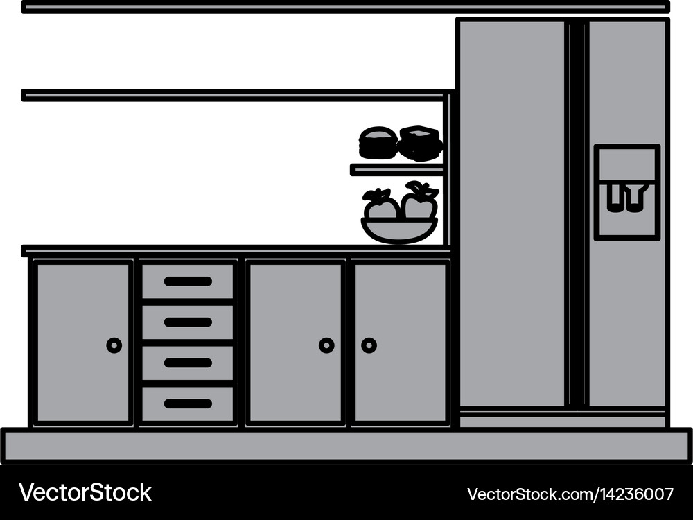 Kitchen Cabinets Clipart