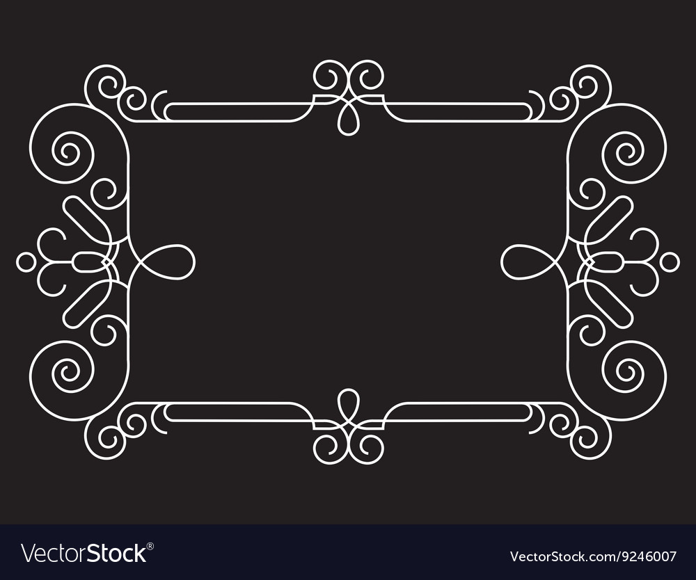 Simple abstract frame for your text Royalty Free Vector