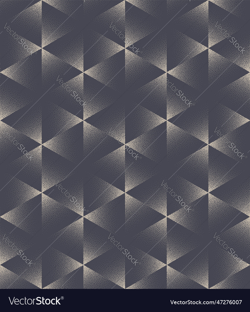 Triangular Structure Classy Seamless Pattern Dot Vector Image