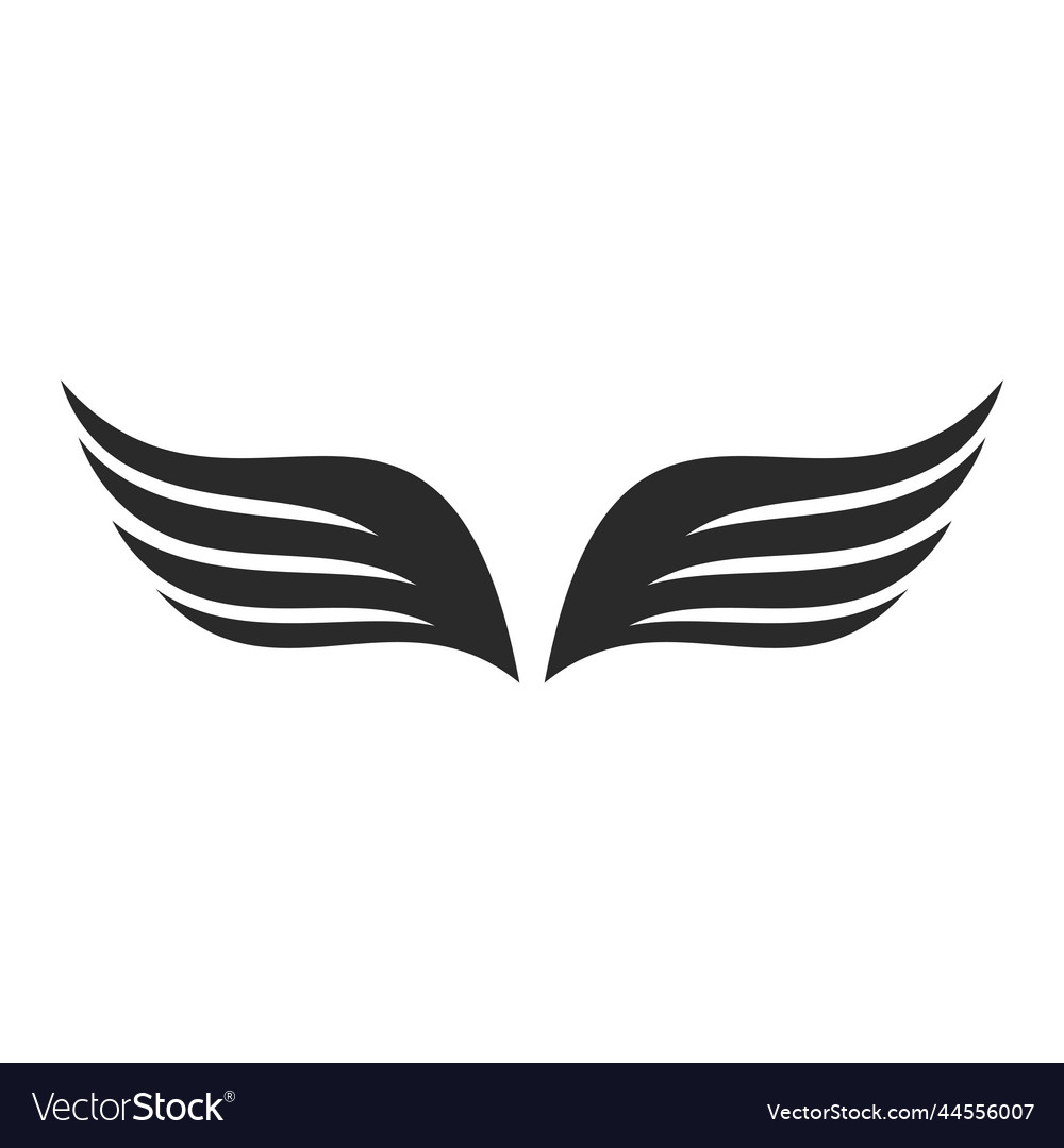 Wing design Royalty Free Vector Image - VectorStock