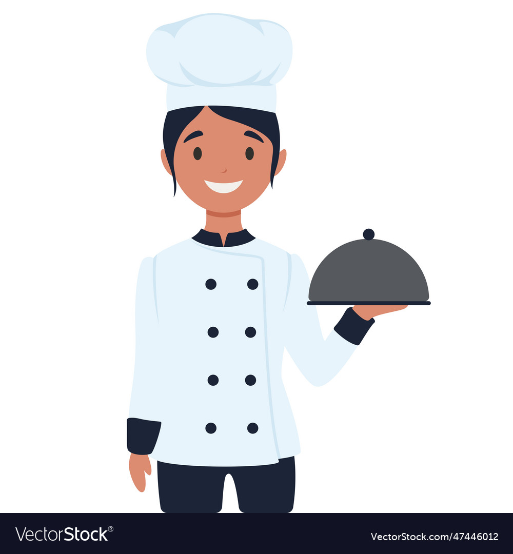 Character profession chef cooking Royalty Free Vector Image