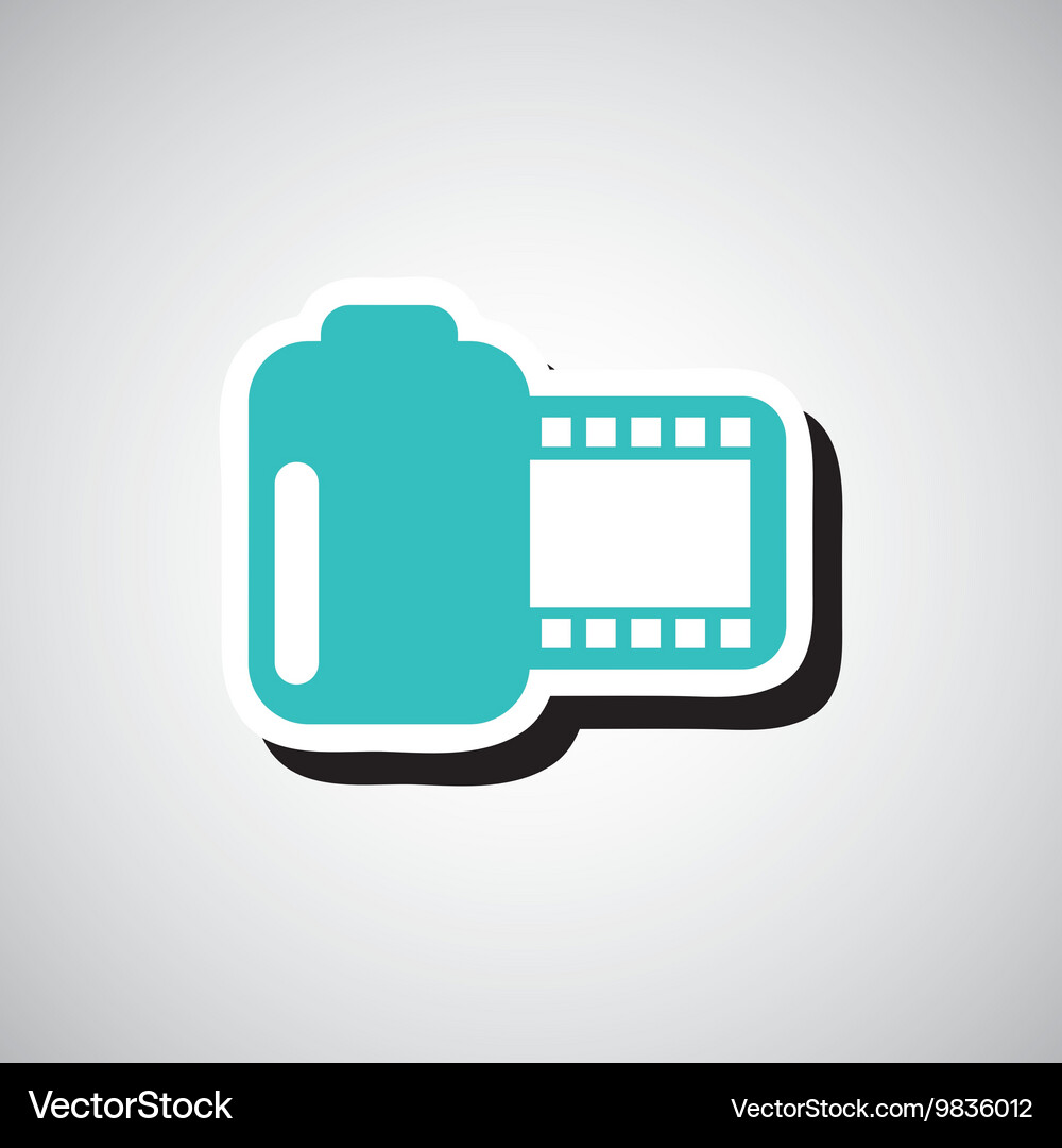 Cinema film roll Royalty Free Vector Image - VectorStock