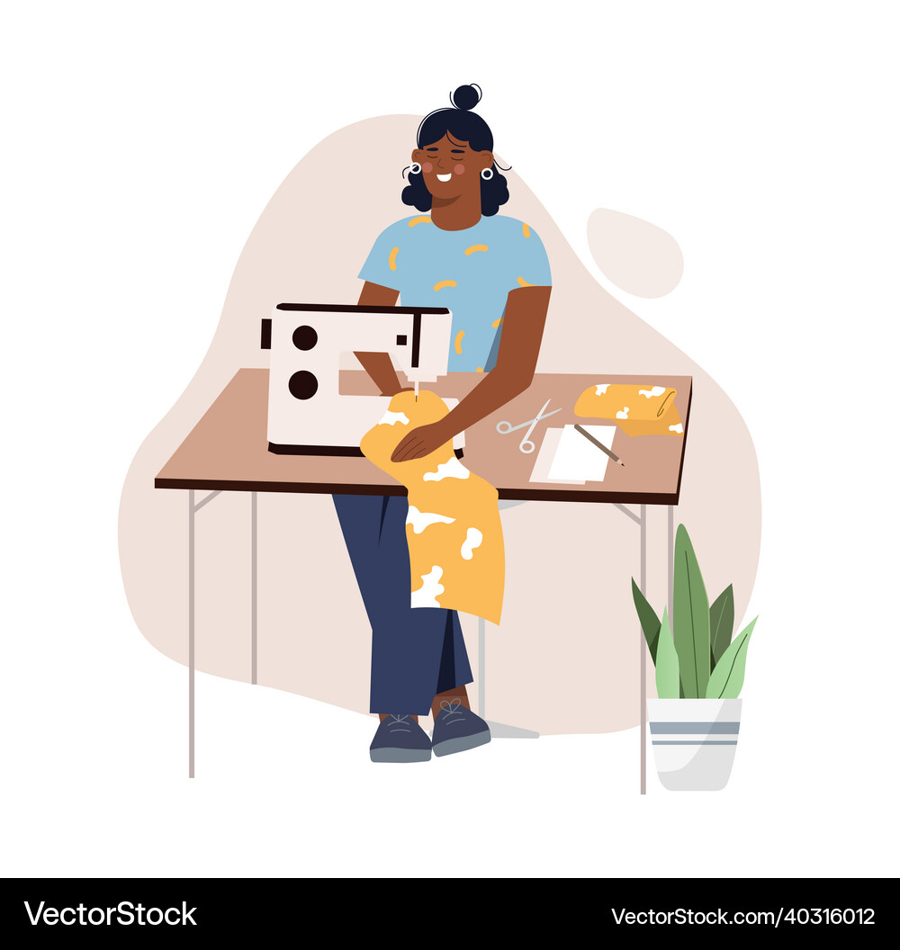 Fashion designer concept Royalty Free Vector Image