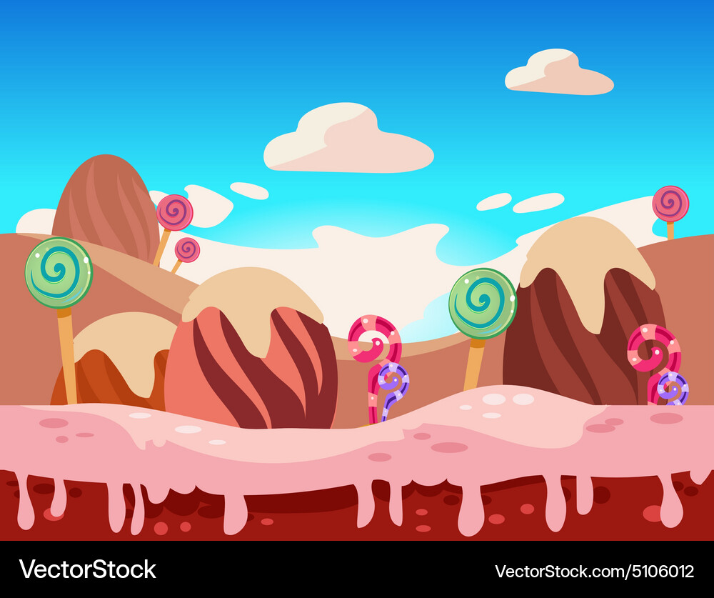 Game background seamless Royalty Free Vector Image