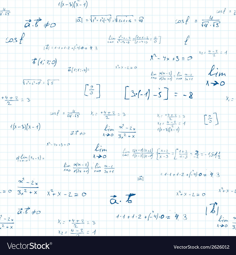 Mathematics Royalty Free Vector Image - VectorStock