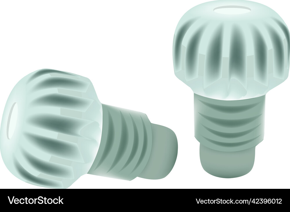 Plastic stopper for sparkling and sparkling wines Vector Image