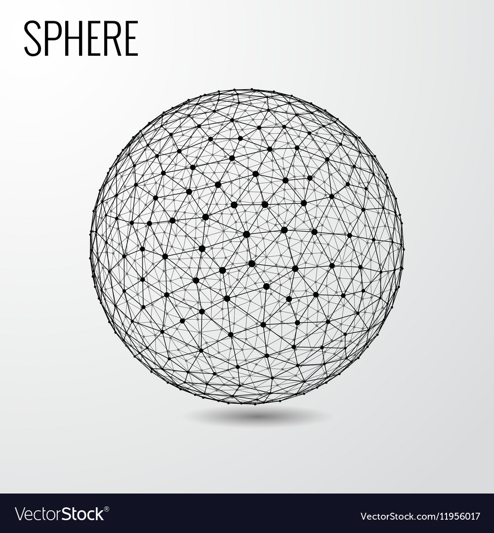 3d sphere Royalty Free Vector Image - VectorStock