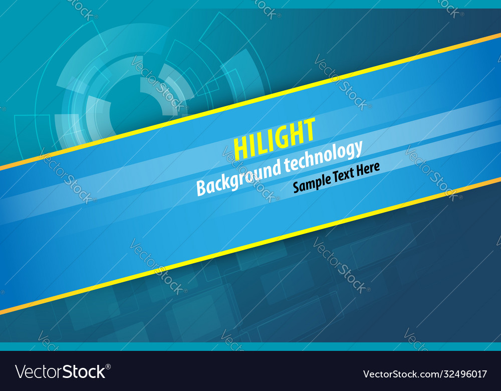 Abstract technology background for design Vector Image