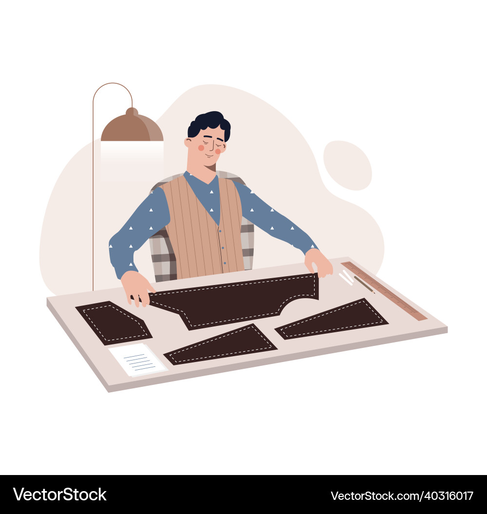 Fashion designer concept Royalty Free Vector Image