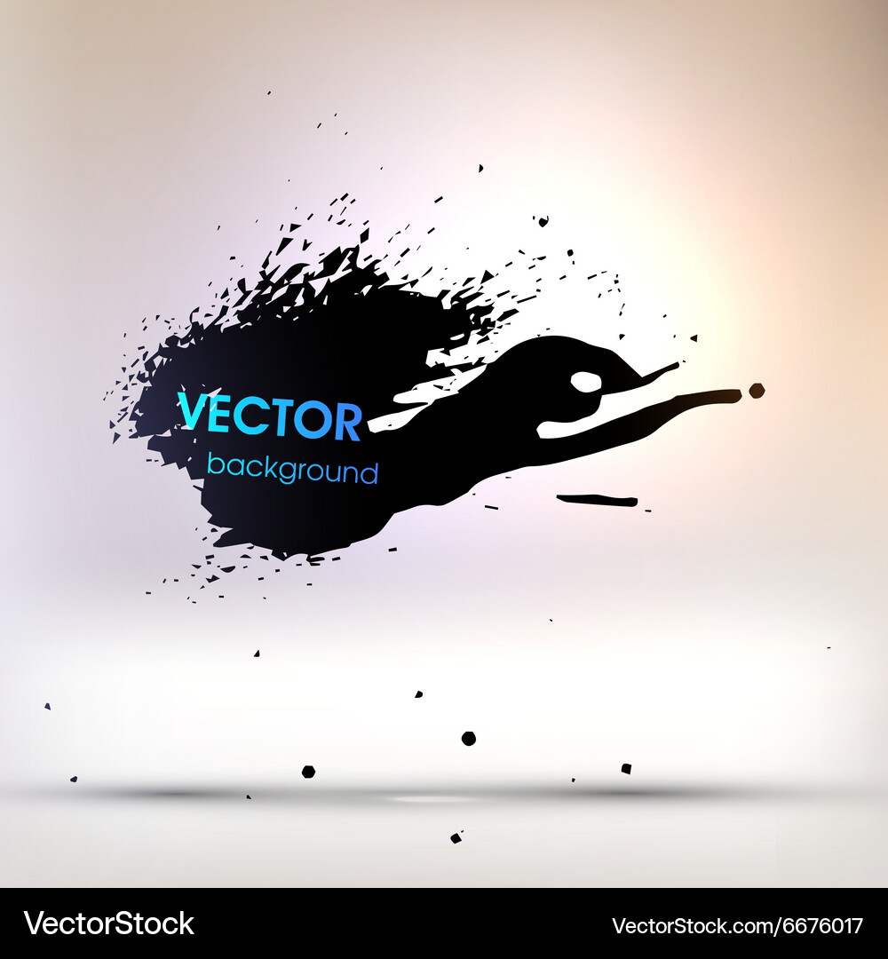 Paint splash background Royalty Free Vector Image