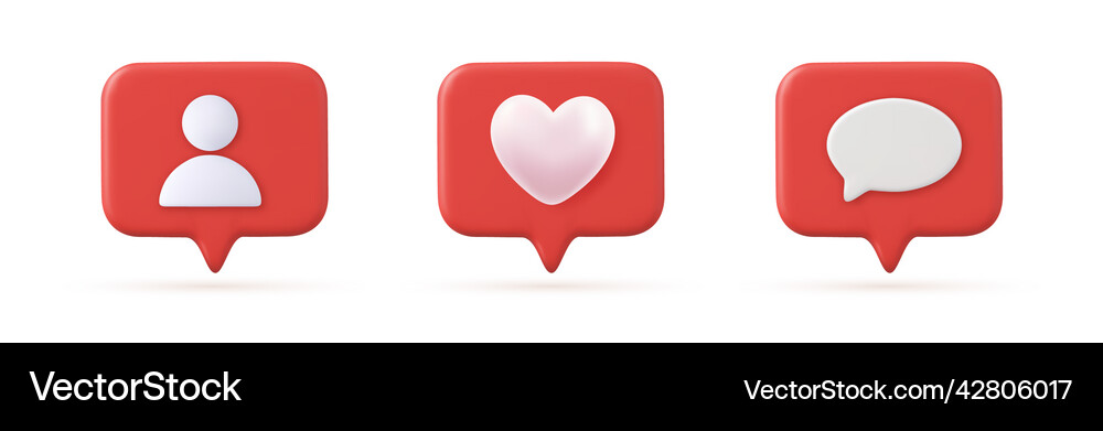 Social media like icon concept Royalty Free Vector Image