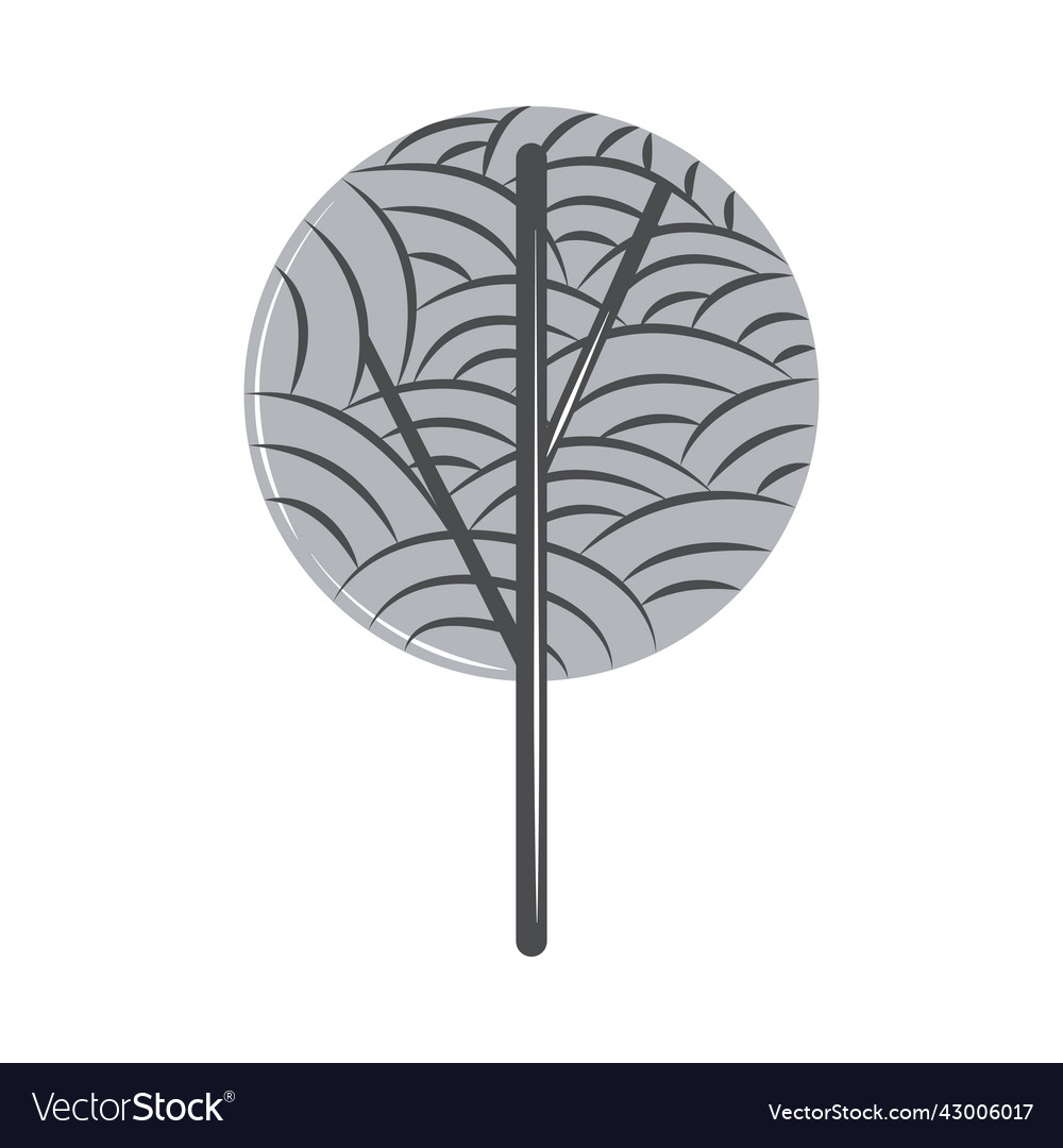 Texture circle tree Royalty Free Vector Image - VectorStock