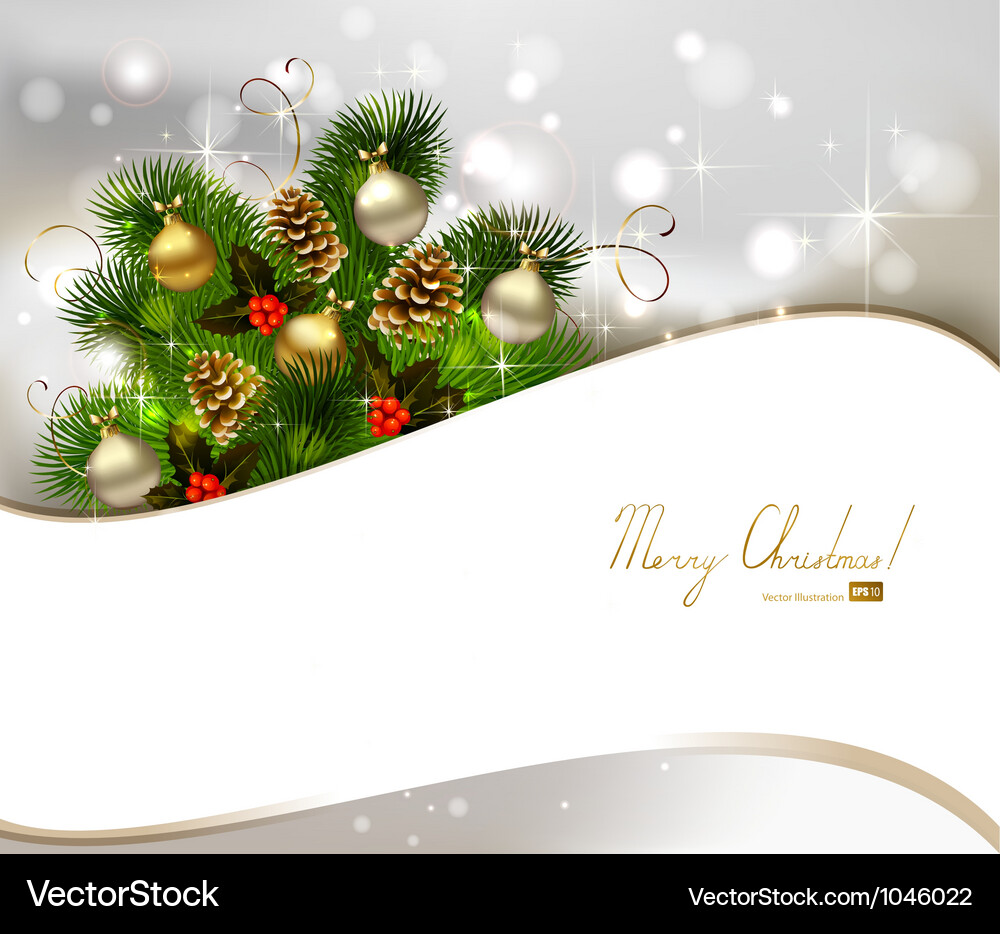 Christmas background Royalty Free Vector Image