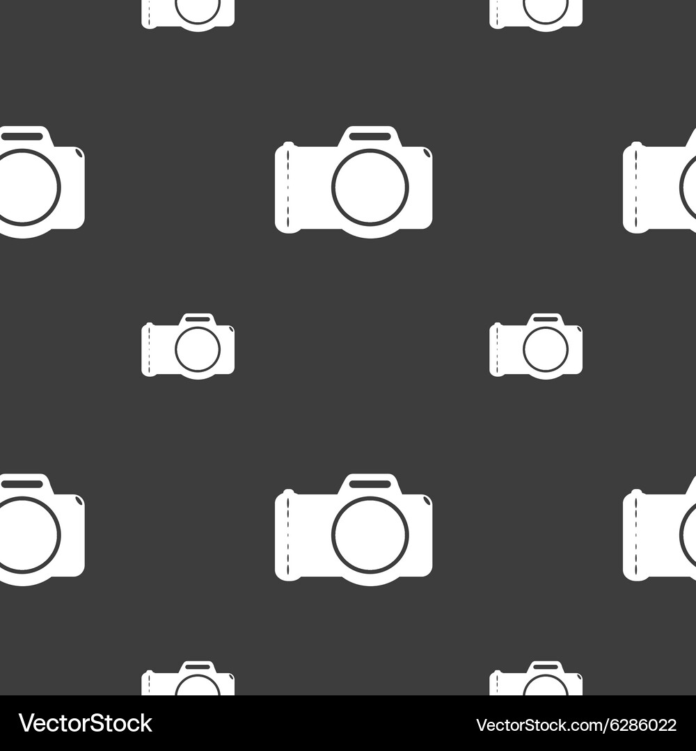 Photo camera sign icon digital symbol Royalty Free Vector