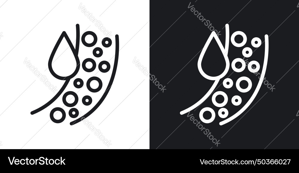 Blood flow icon set cholesterol vessel Royalty Free Vector