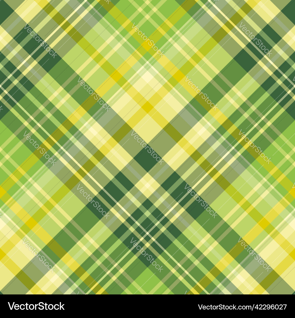 Seamless pattern in stylish green and yellow Vector Image