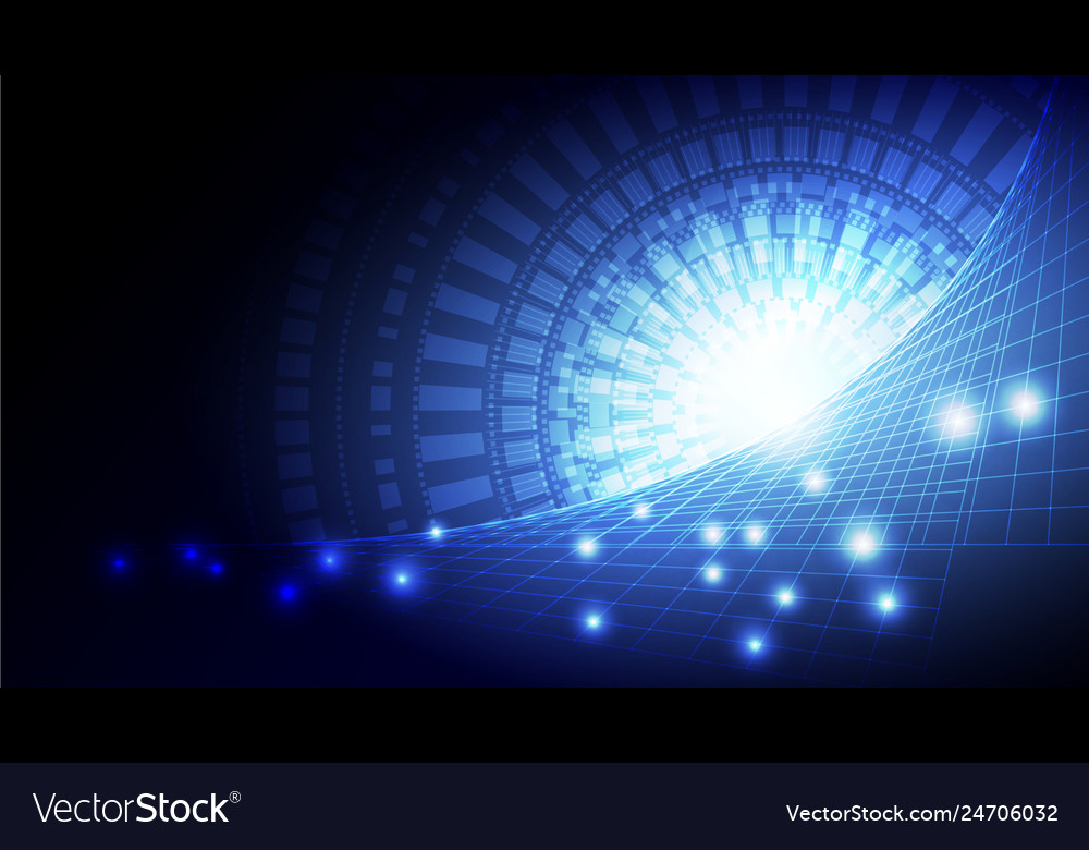 Abstract creative technology background Royalty Free Vector