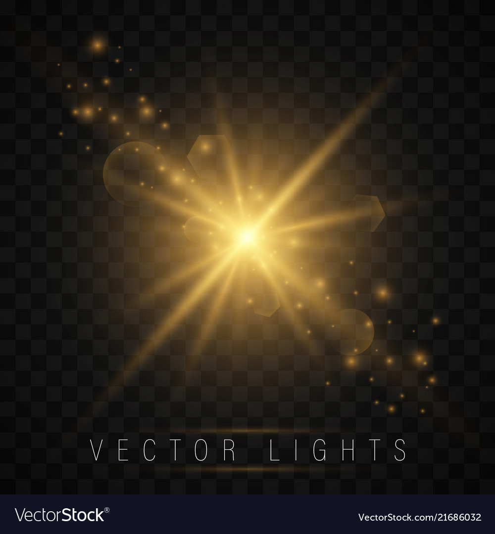 Light effect set Royalty Free Vector Image - VectorStock