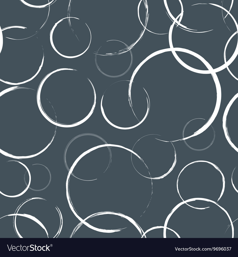 Abstract circles seamless pattern Royalty Free Vector Image