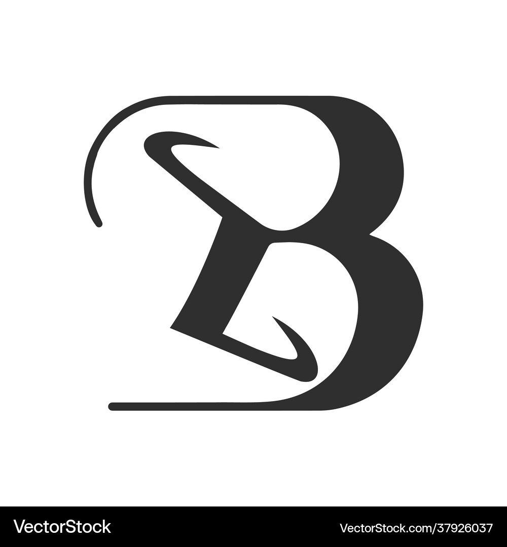 Alphabet initials logo bz zb z and b Royalty Free Vector
