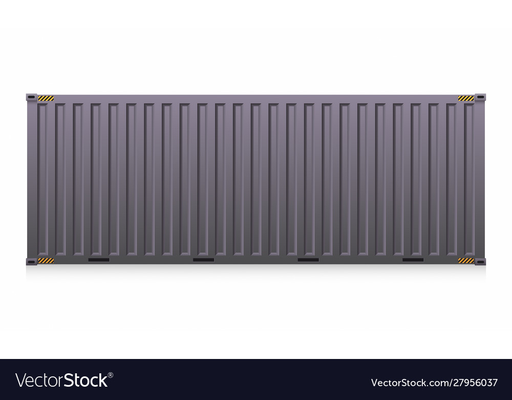 Cargo container Royalty Free Vector Image - VectorStock