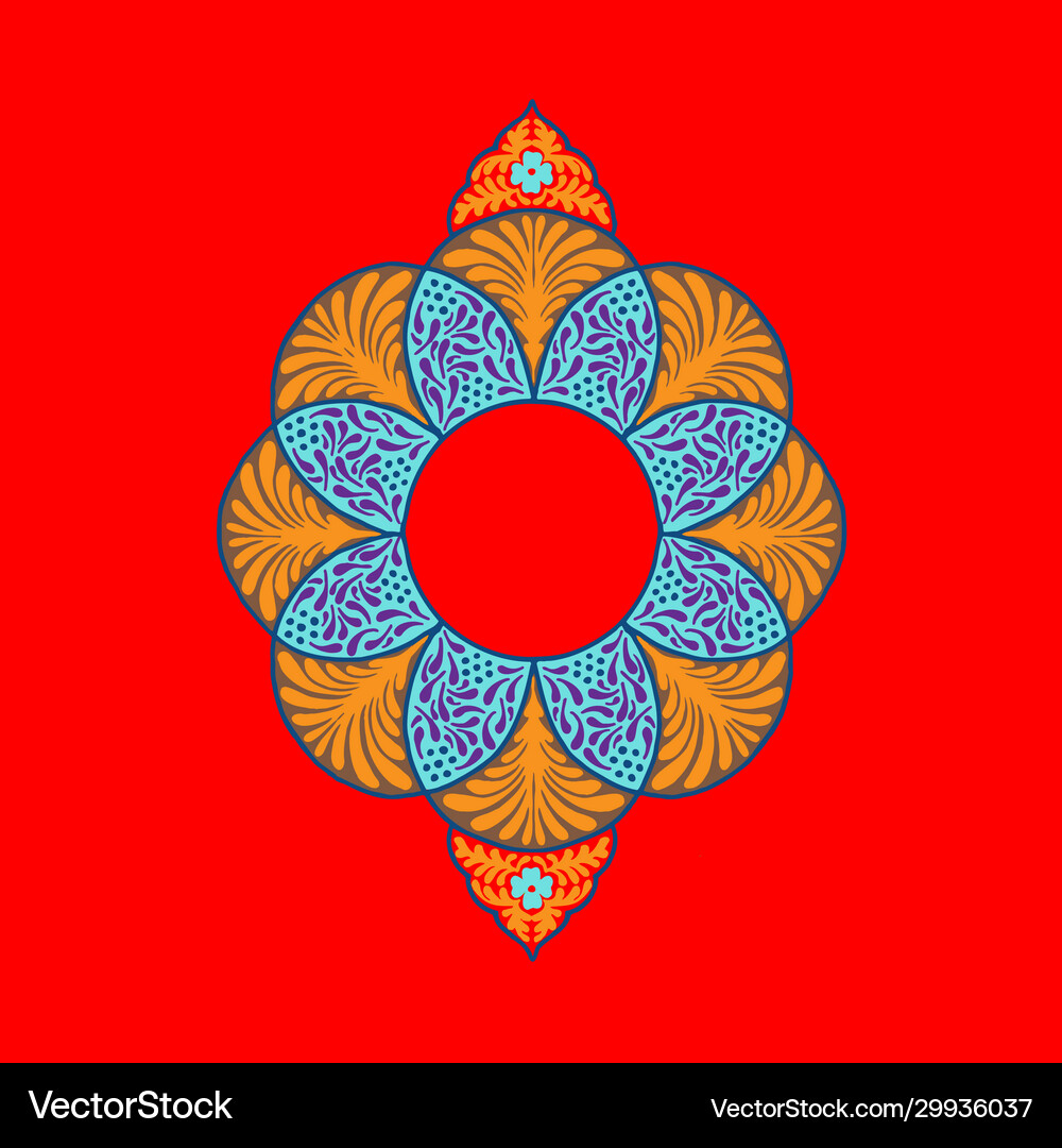Design new islamic style frame for religion Vector Image