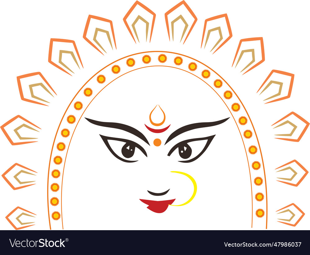 Durga puja elements-1 Royalty Free Vector Image