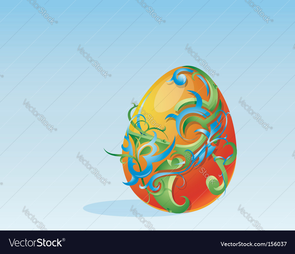 Easter egg Royalty Free Vector Image - VectorStock