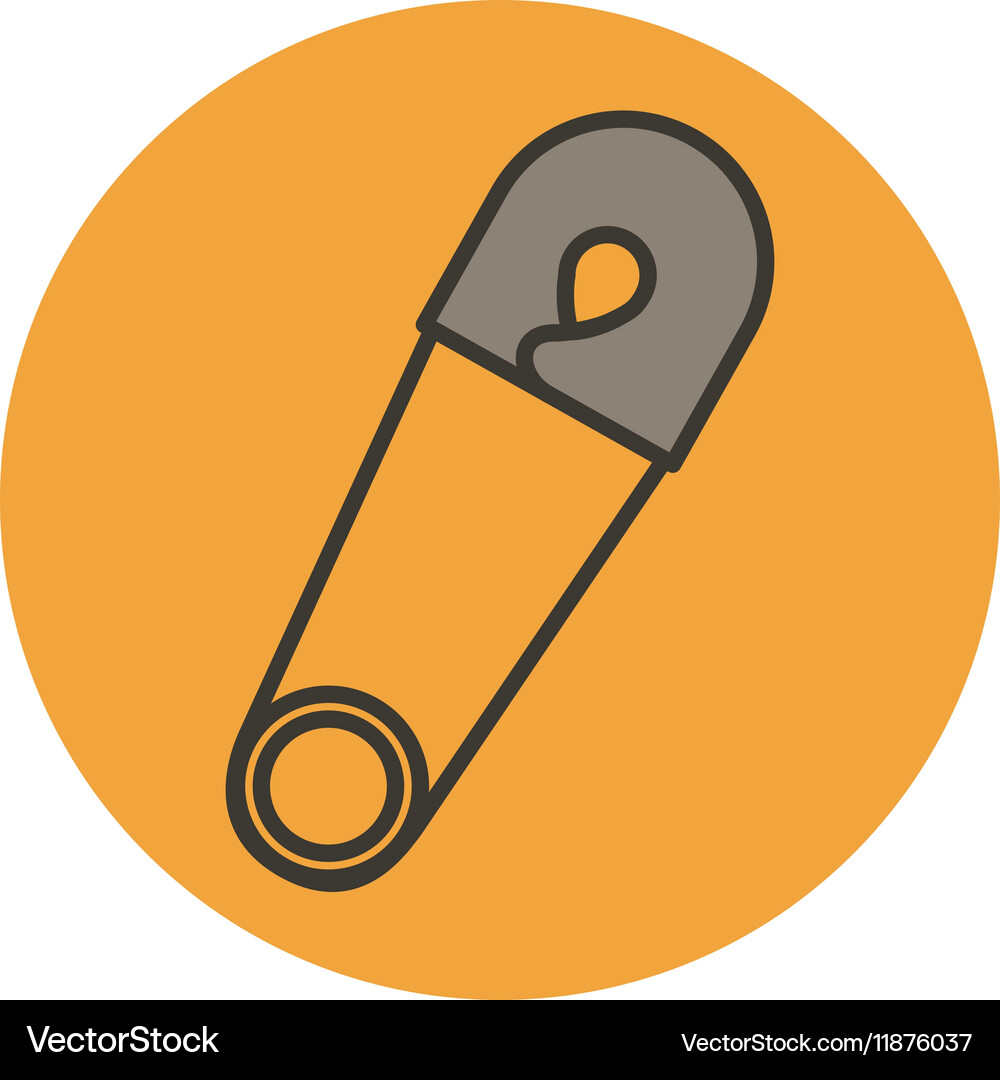 Isolated baby cloth pin design Royalty Free Vector Image