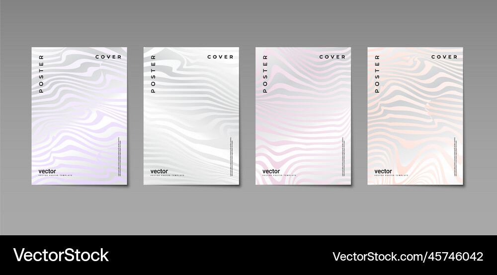 Modern and minimalist poster design perfect Vector Image