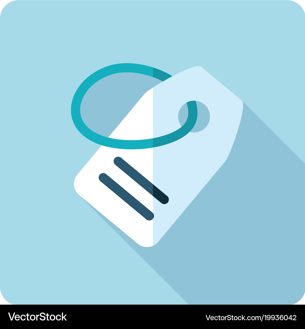Tag icon price label symbol Royalty Free Vector Image