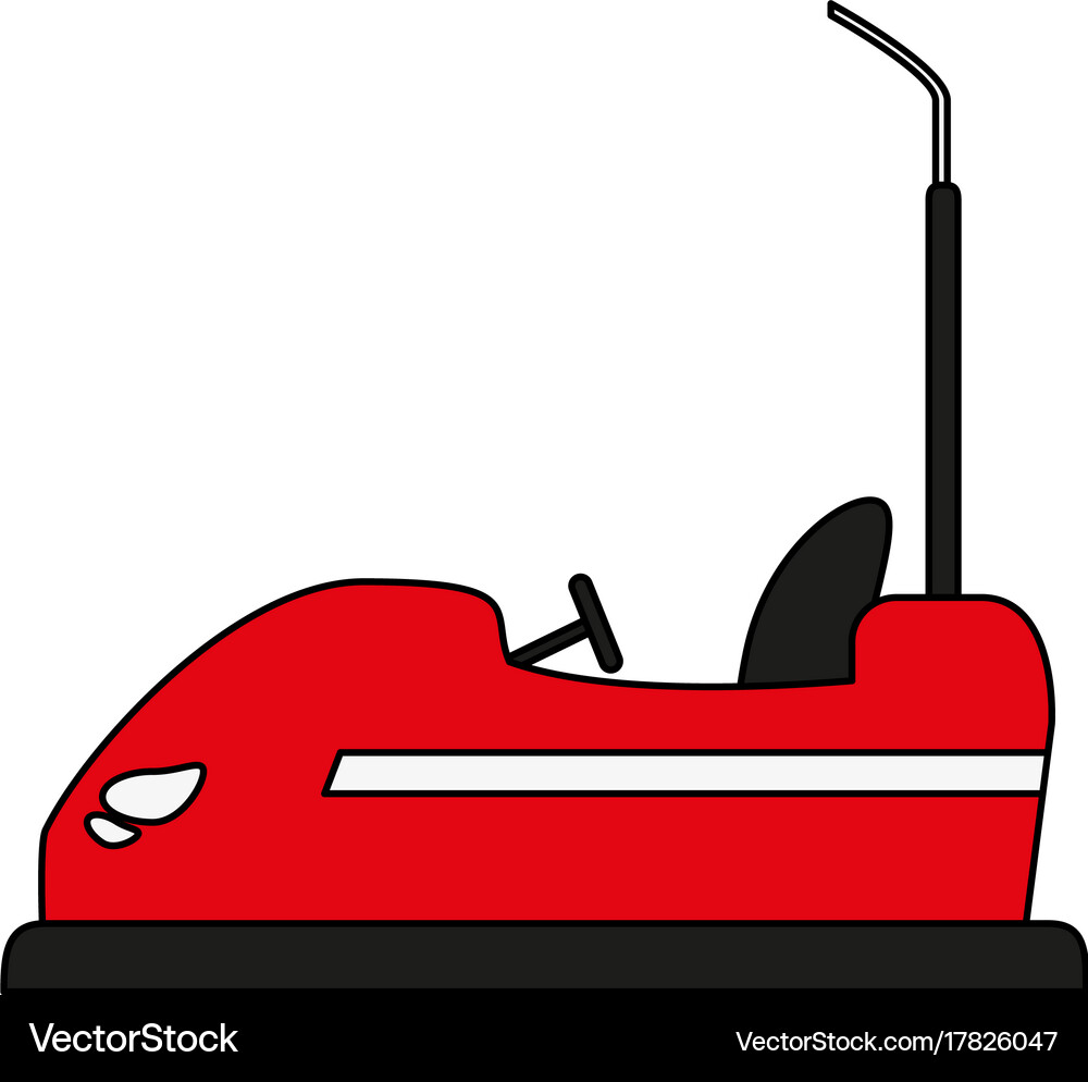 Bumper cars icon image Royalty Free Vector Image