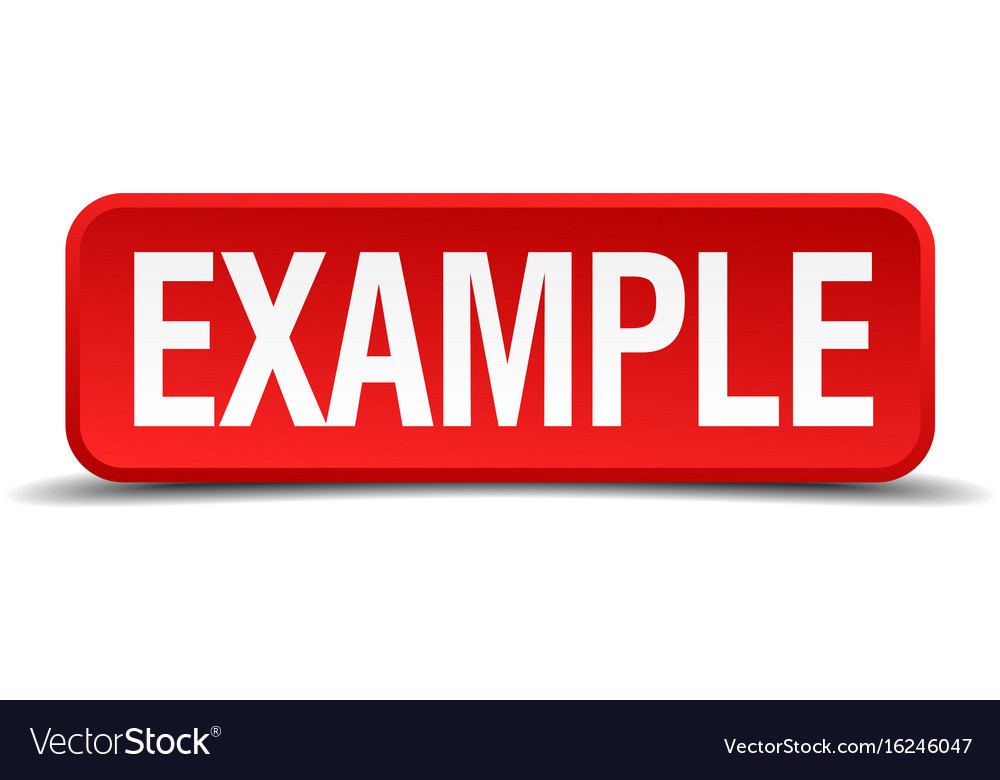 Example Royalty Free Vector Image VectorStock