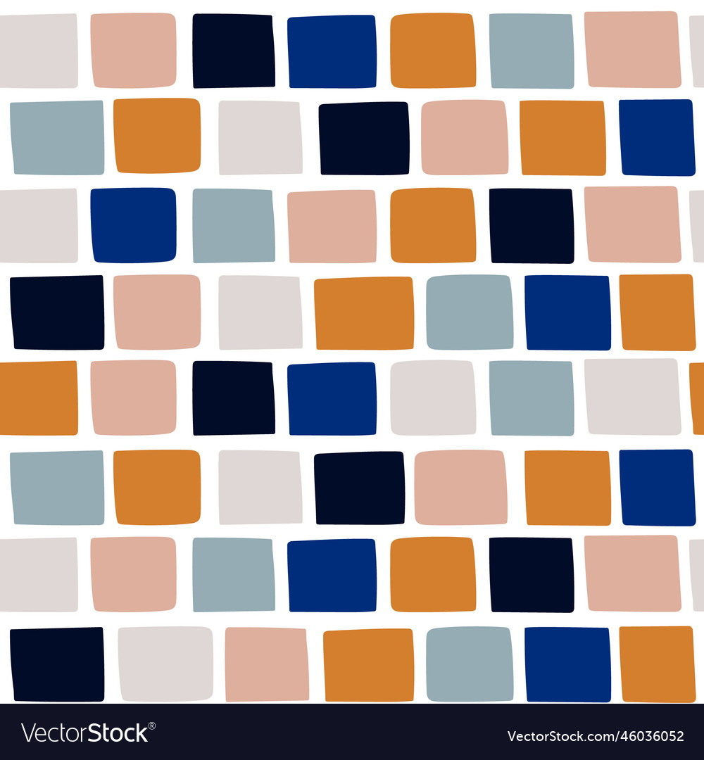 Seamless pattern with geometric shapes Royalty Free Vector