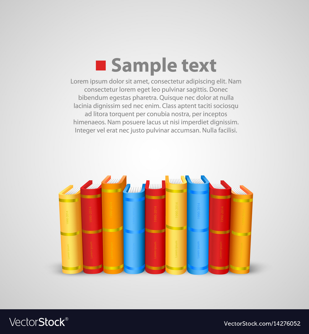 Stack books Royalty Free Vector Image - VectorStock