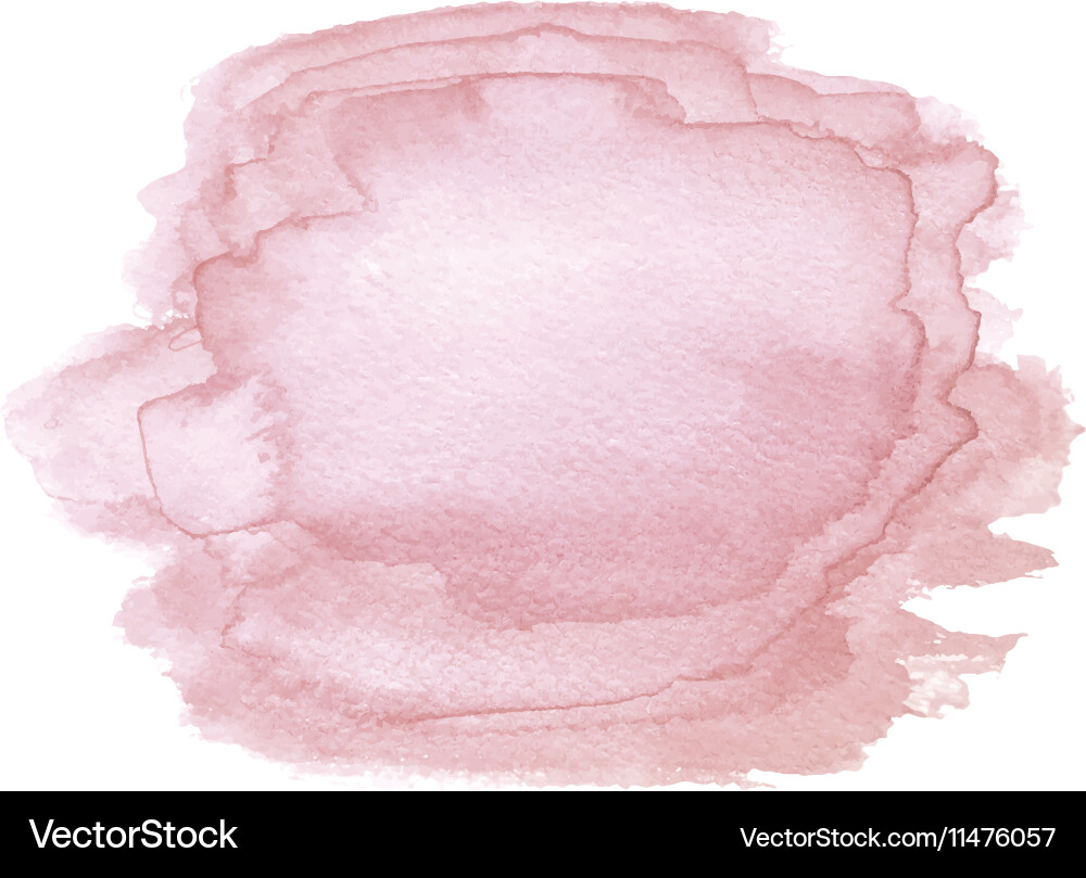 Abstract watercolor hand paint pink texture Vector Image