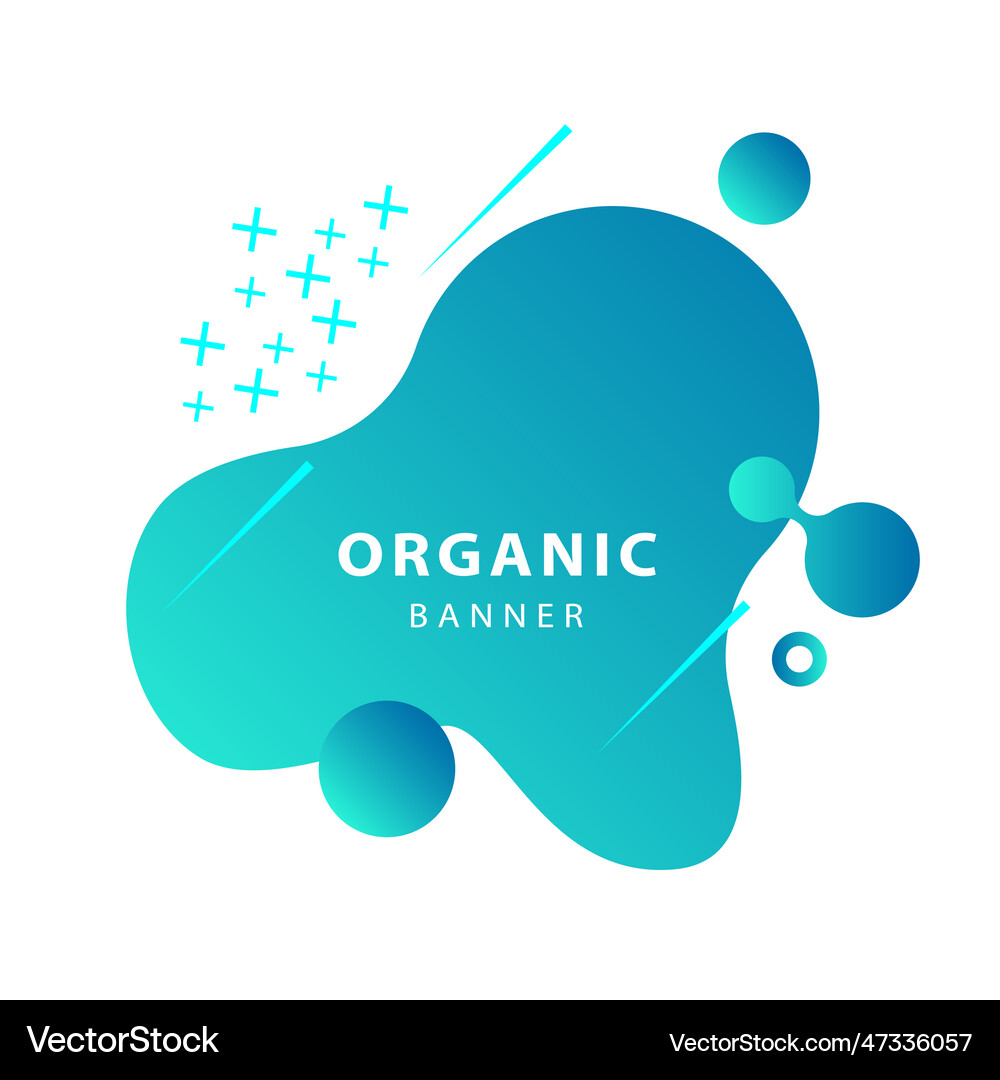 Blue abstract shapes with crosses Royalty Free Vector Image