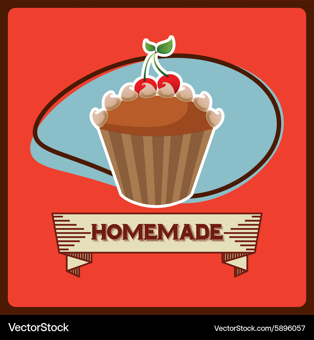 Homemade product Royalty Free Vector Image - VectorStock