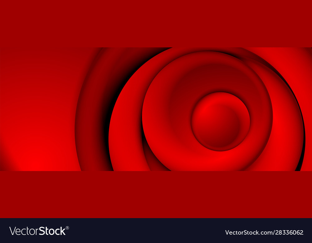 3d style abstract swirl circles modern Royalty Free Vector